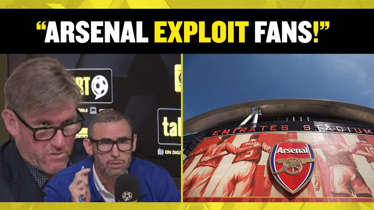 "ARSENAL EXPLOIT FANS!" Simon Jordan and Martin Keown clash over ...