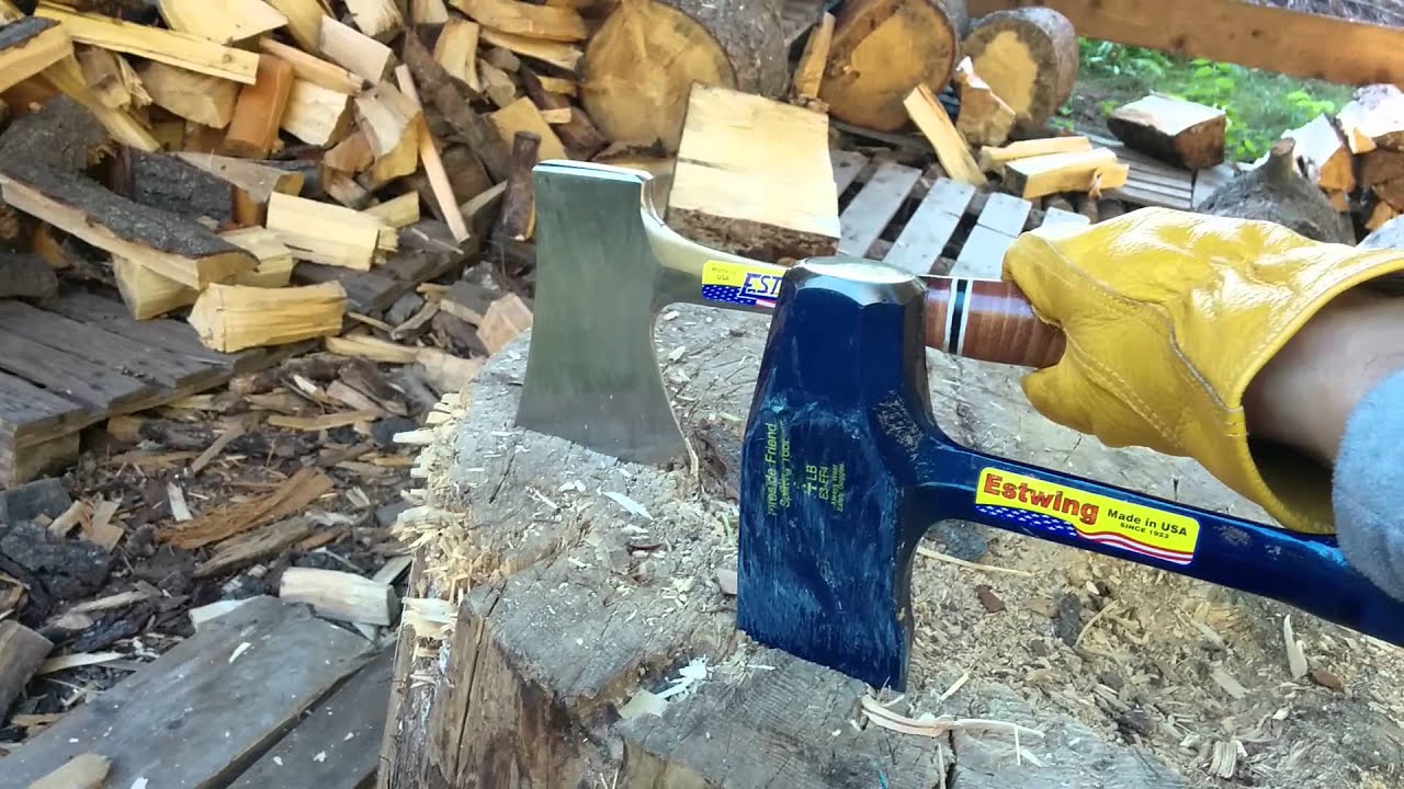 First Look: Estwing Sportsman's Hatchet and Fireside Friend Splitting ...