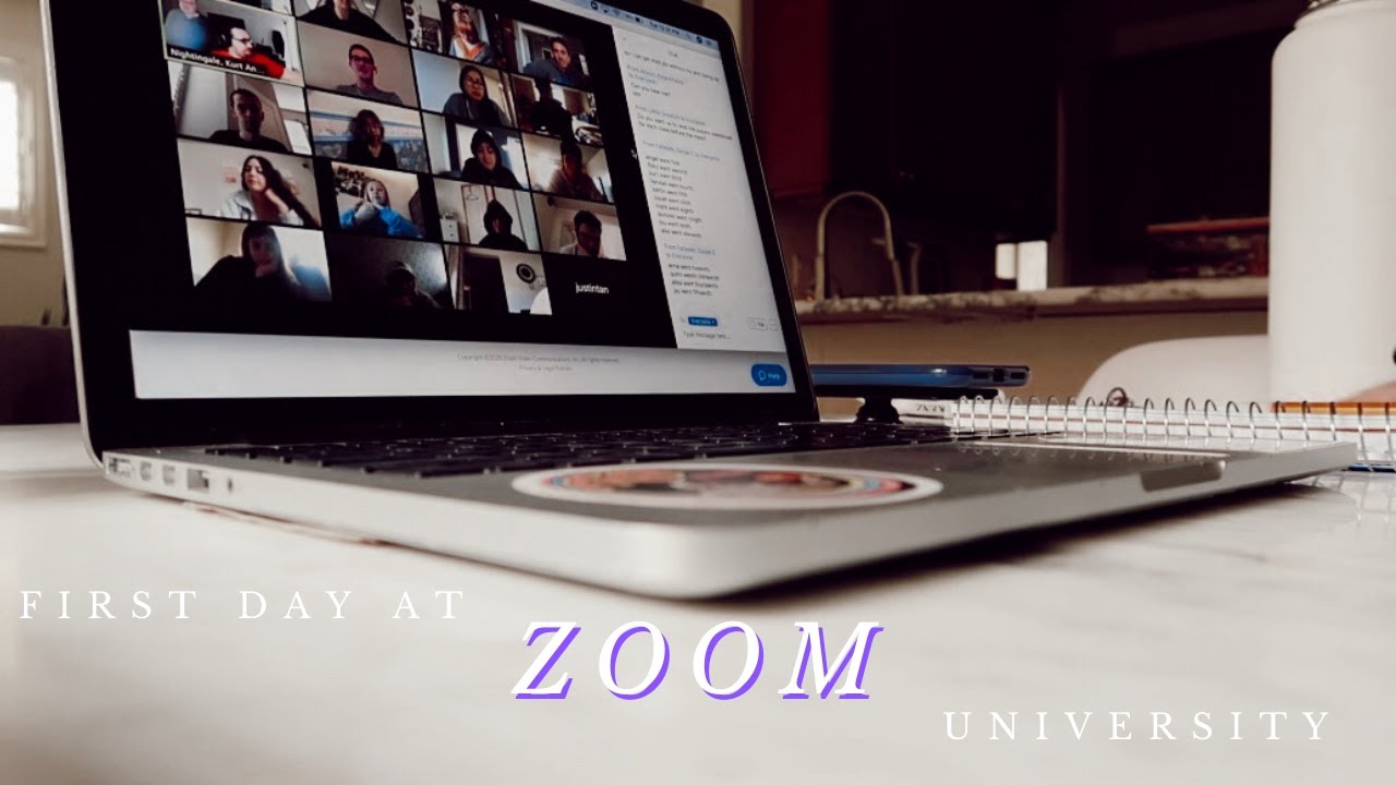 First Day @ Zoom University - College Senior - YouTube