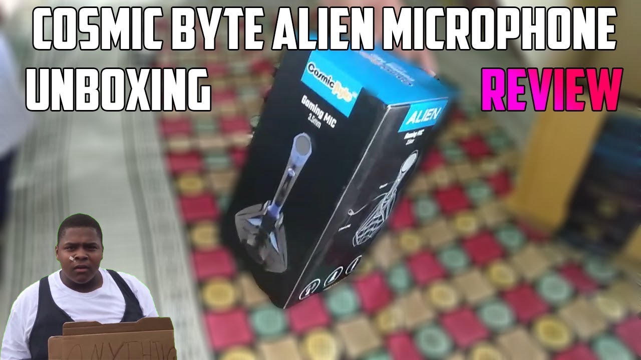 Cosmic Byte Alien Gaming Microphone | Unboxing And Review - YouTube