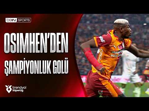 Victor Osimhen'in Galatasaray'ı Öne Geçiren Golü | Galatasaray - Antalyaspor | Trendyol Süper Lig