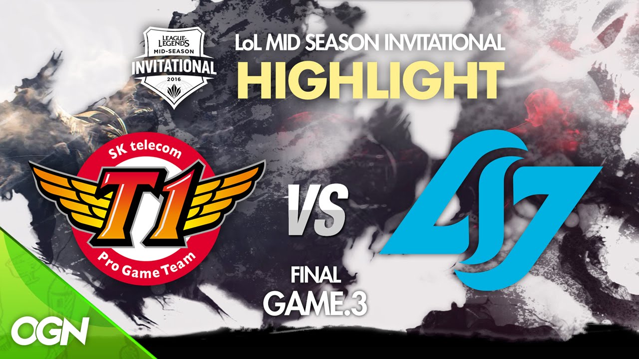 [MSI 2016] [하이라이트] 결승 CLG(NA) vs SKT(KR) 3 - LoL MSI 2016 / 미드시즌인비테이셔널 160515 EP.8 - YouTube