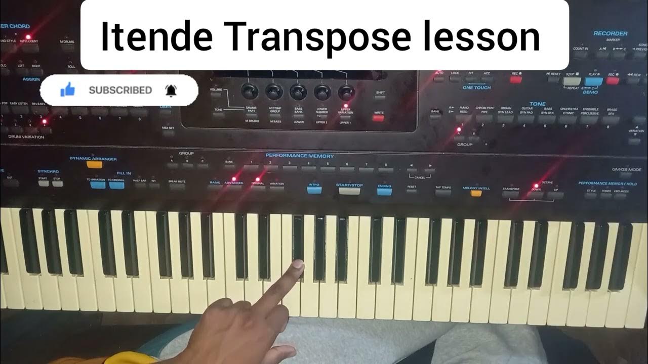 How to Transpose using Roland E96 | Octave button | Keyboards are for sale - YouTube
