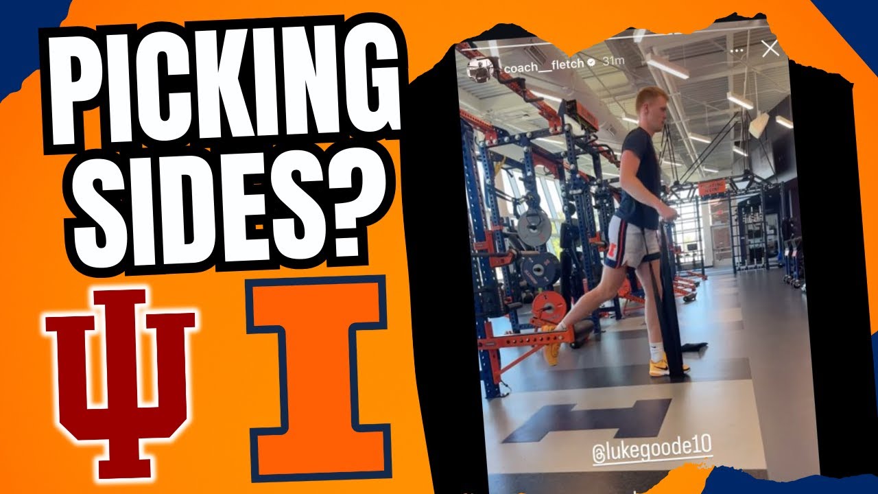 Luke Goode Is In Champaign, Rocking Illinois Gear Ahead Of Indiana Vs ...