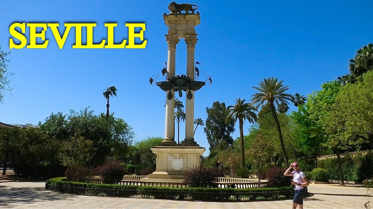 Seville city Spring Walk Tour. SEVILLA 4k Walking Tour - YouTube