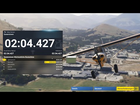 chasing WORLD RECORD: Conquering Queenstown Rally Time 2.04.427! 🏆✈️ | #MSFS2024  #challenges