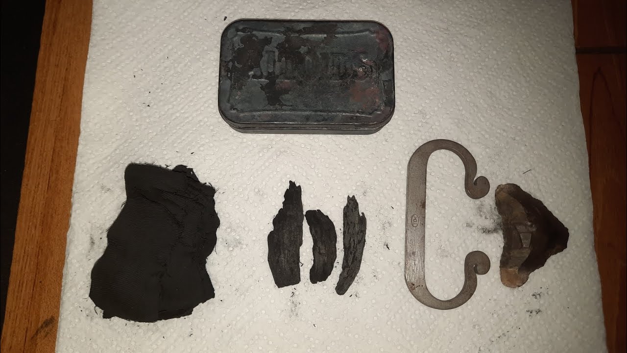 Making "Char Cloth" and "Charred Punk Wood" for primitive fire starting ...