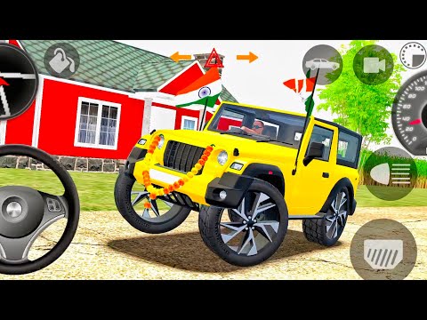 Modified Mahindra Thar😈Games:Indian Yellow Thar (Gadi Wala Games) Car Game Android Game - #2026