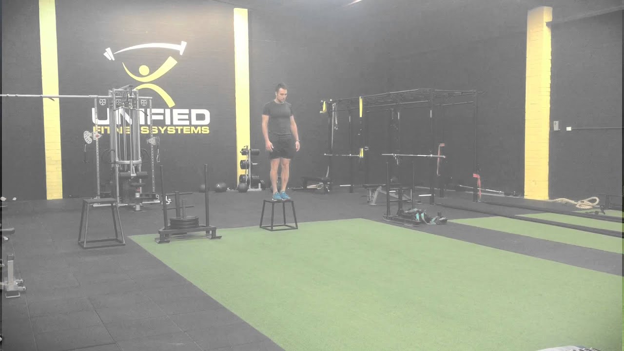 Depth Jump into Sprint - YouTube