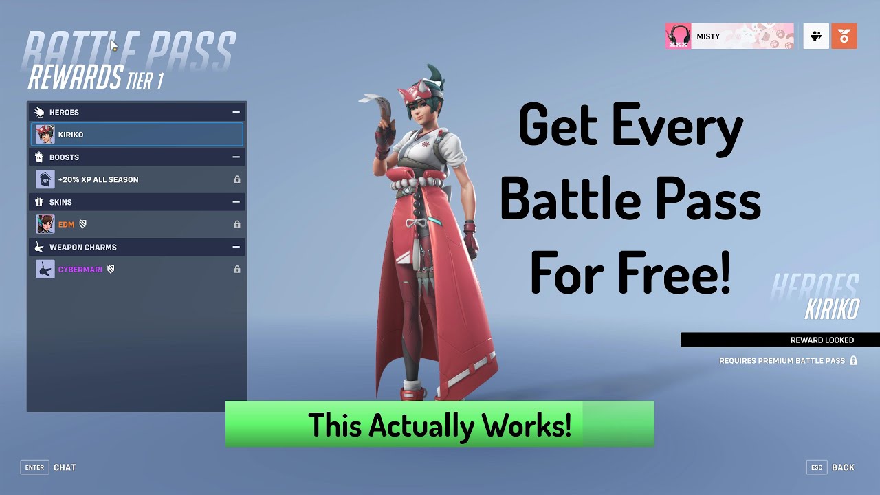 OverWatch 2 — Earn Enough Credits to Unlock Every Battle Pass for Free ...