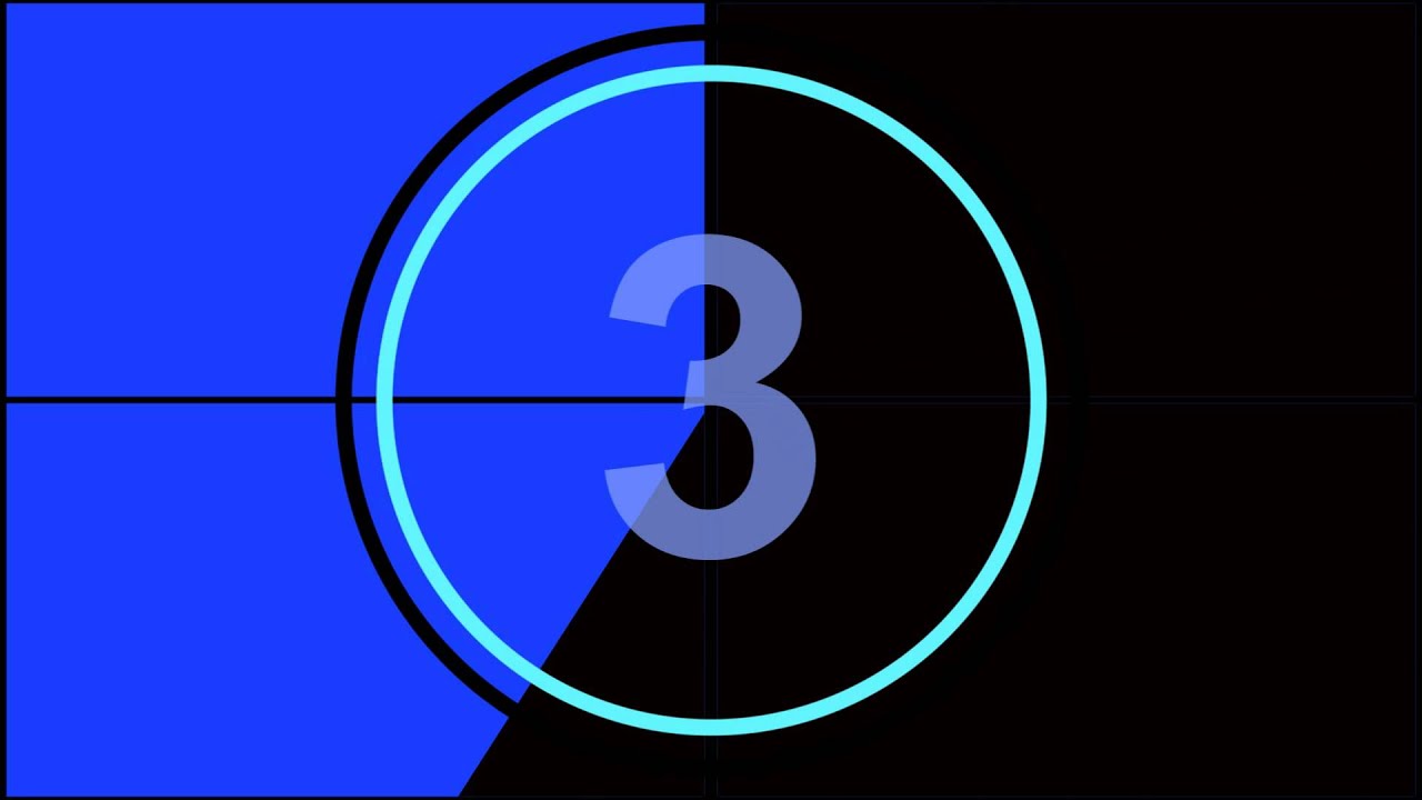 Sony Vegas PROJECT Countdown clock [blue] HD - YouTube
