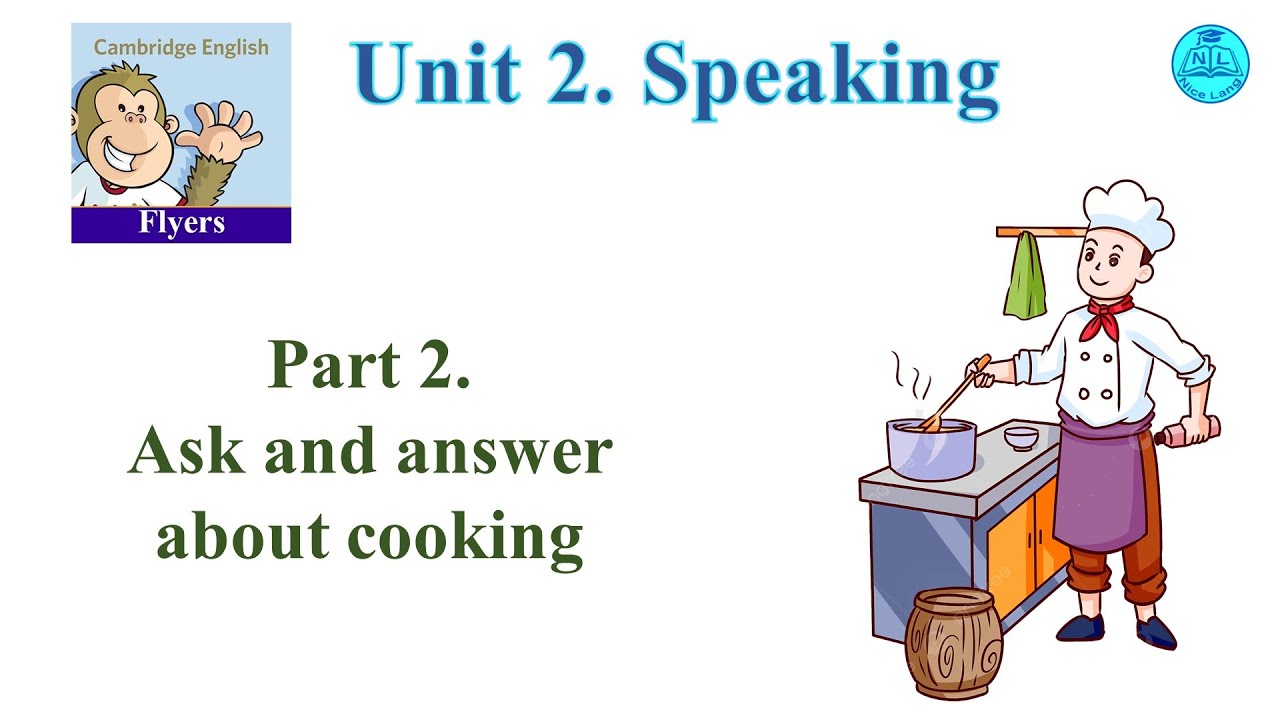 FLYERS | English for kids or beginners | Unit 2. Speaking - YouTube