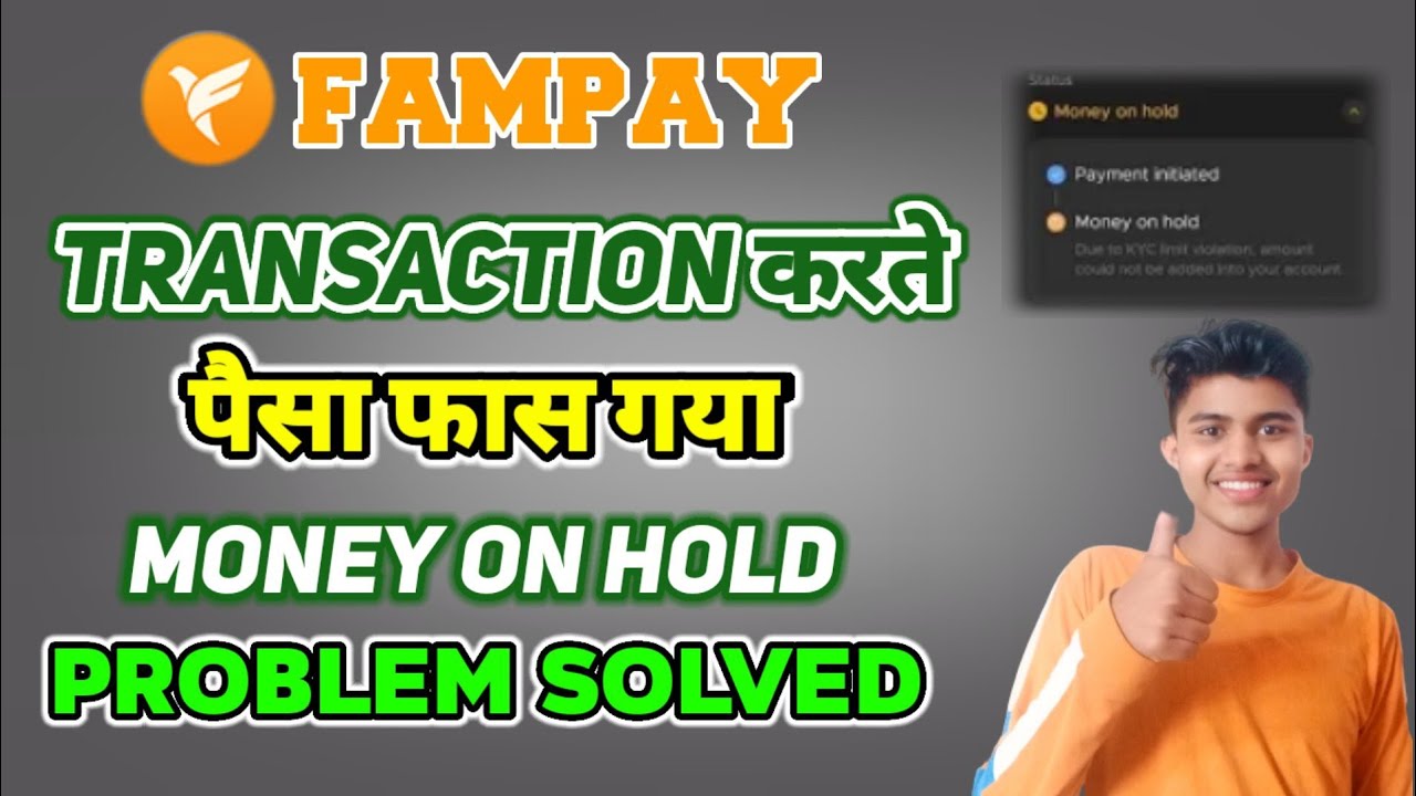 Fampay payment processing problem solved !! Fampay payment fail problem !! - YouTube