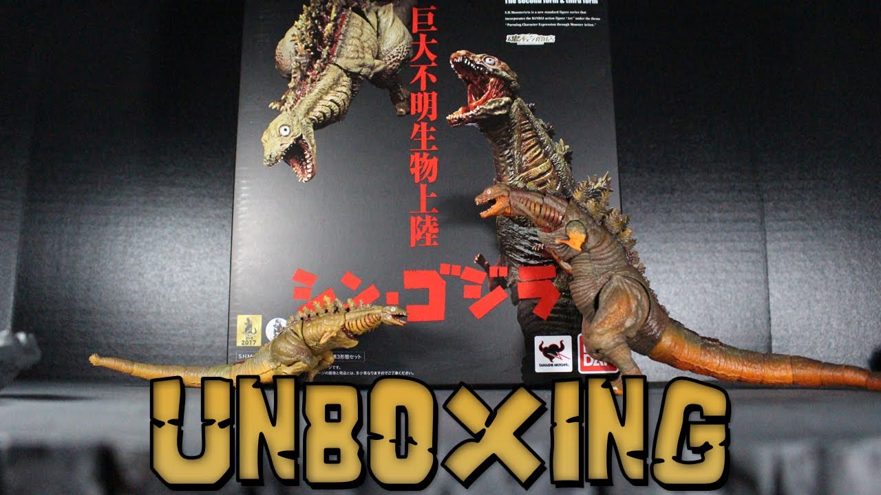 S H MonsterArts Shin Godzilla Second Form And Third Form Unboxing s-h-monsterarts-shin-godzilla-second-form-and-third-form-unboxing