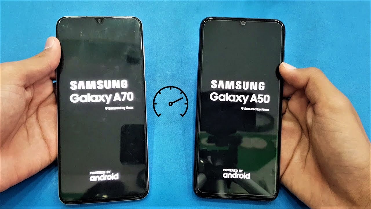 Samsung Galaxy A70 vs Samsung Galaxy A50 - Speed Test! - YouTube