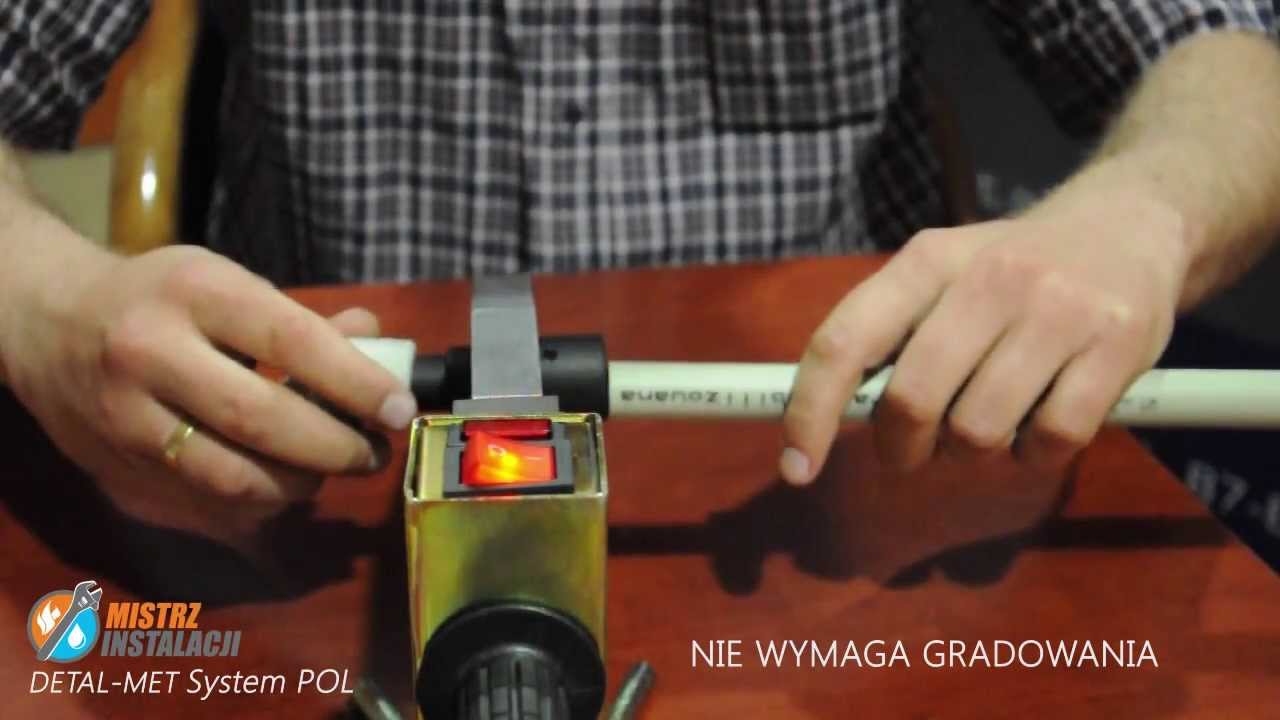 montaż rur PP (Detal-met) Mistrz-instalacji - YouTube