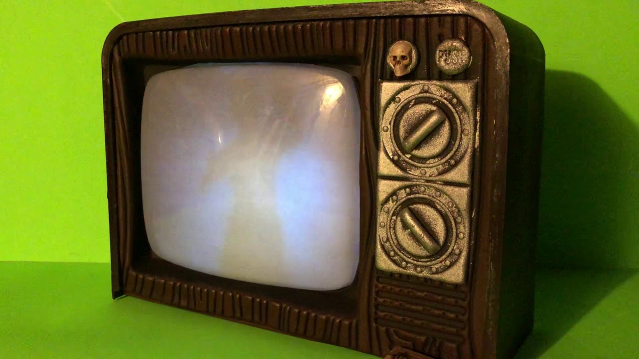 Gemmy Lighted Haunted TV | NEW 2018 HALLOWEEN PROP - YouTube