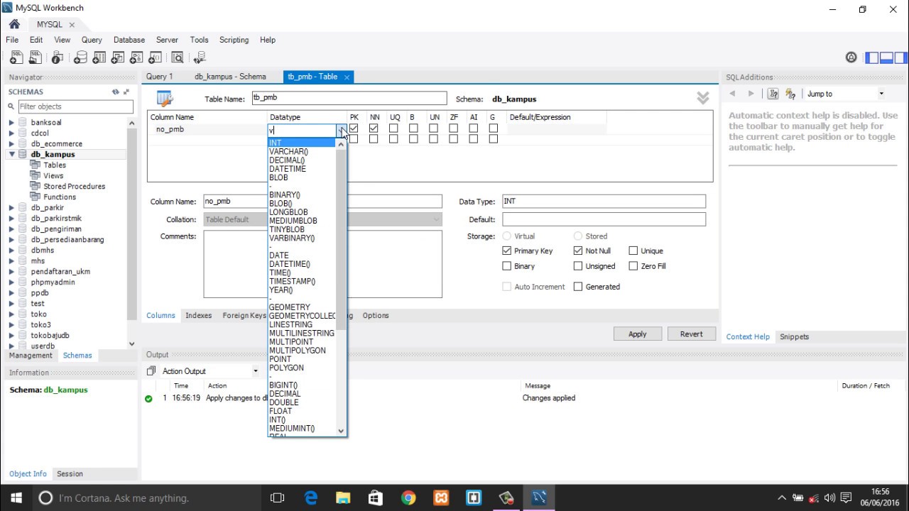 1. Create Database - YouTube