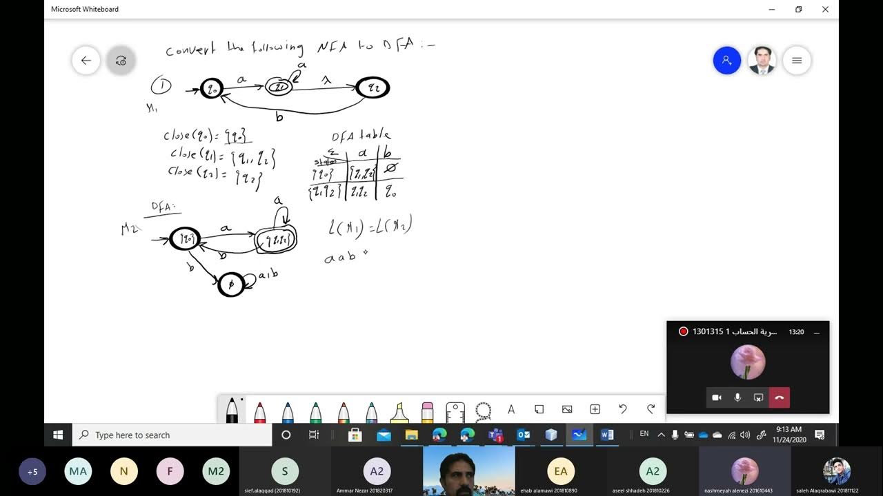 Theory lec13 NFA to DFA - YouTube