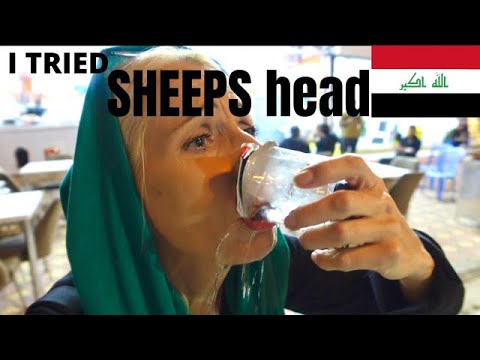i TRIED SHEEPS HEAD :IRAQI PACHA Solo female in Iraq اسكتلندية تجرب ...
