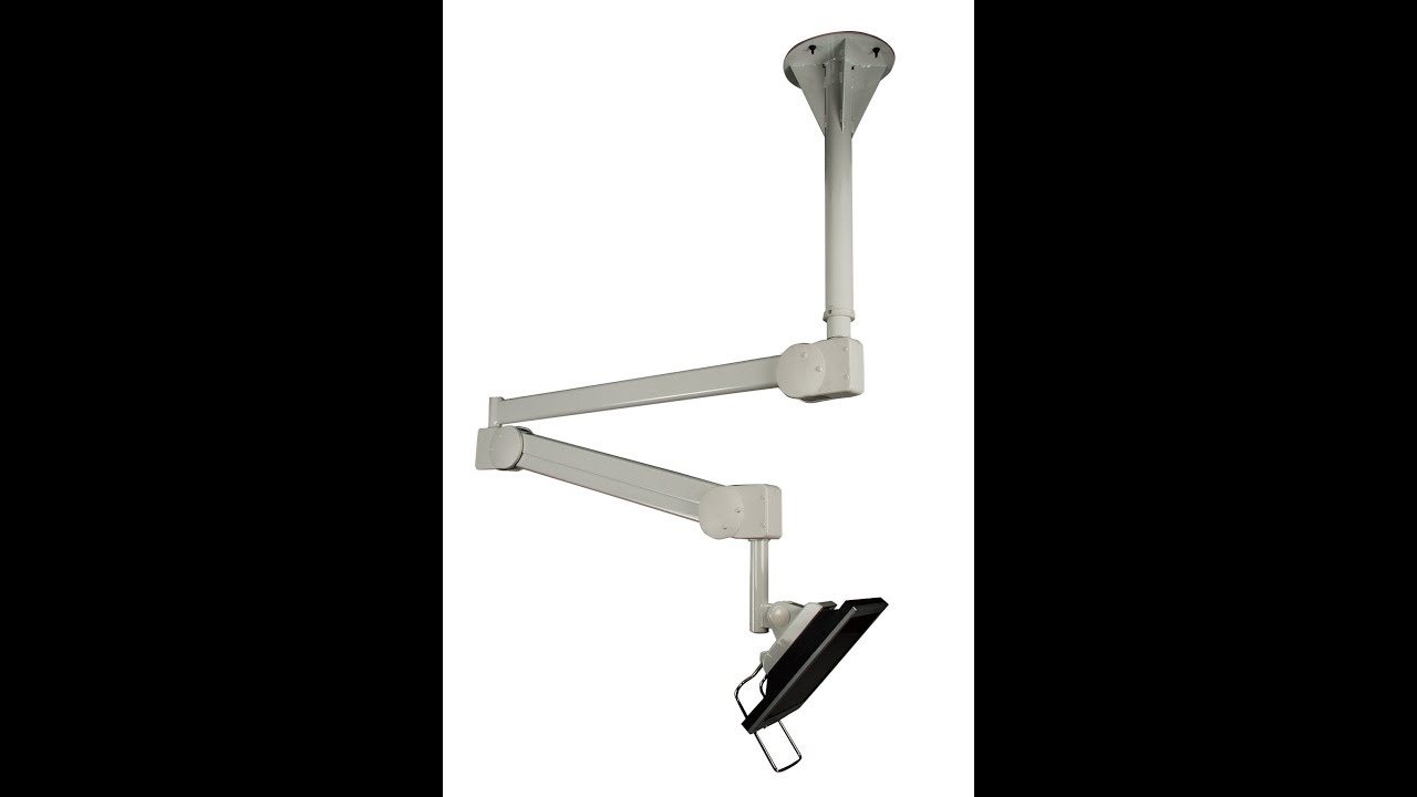 CUZZI DC982CA Ceiling Monitor Mount Height Adjustable Arm Long Reach ...