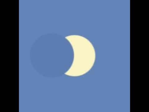 total solar eclipse animation - YouTube