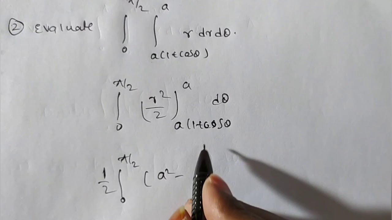 Polar Coordinates Example Problems In Easily Double Integral In Polar Coordinates Example Problems In Easily Double Integral In