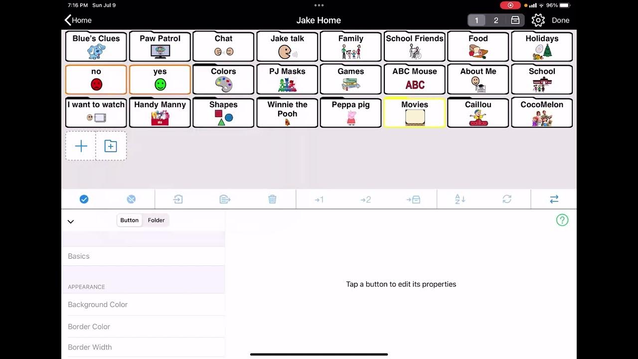 Proloquo2Go - Adding a Linked Folder - 2023 - YouTube