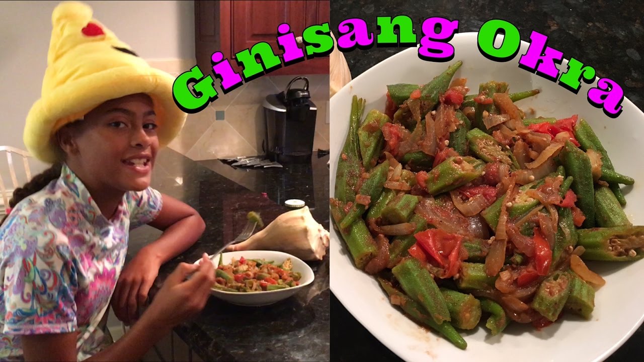 Chef Emily cooks Ginisang Okra! - YouTube