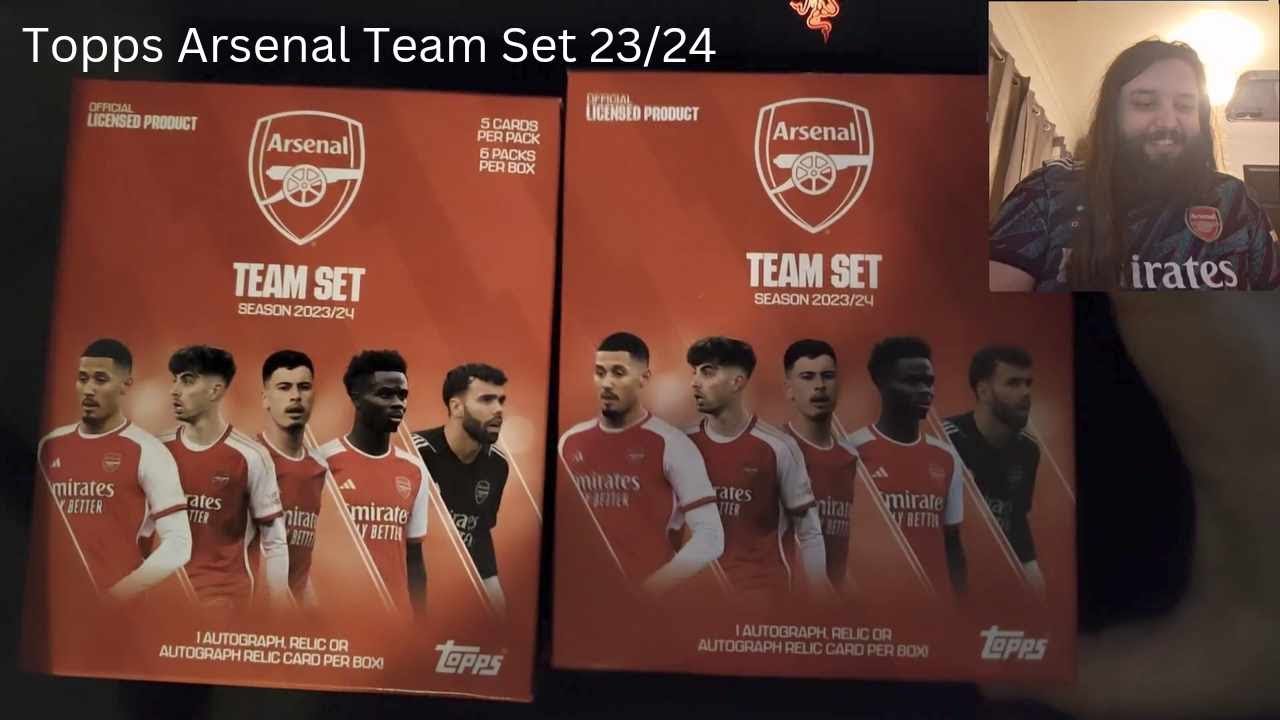 Opening 2 Arsenal Team Set 2023/24 boxes! - YouTube