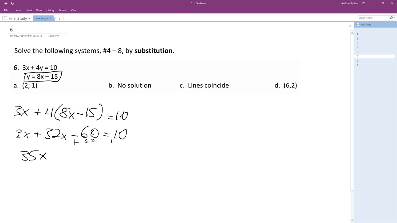 3x 4y 10 Y 8x 15 Solve By Substitution YouTube 3x 4y 10 Y 8x 15 Solve By Substitution YouTube
