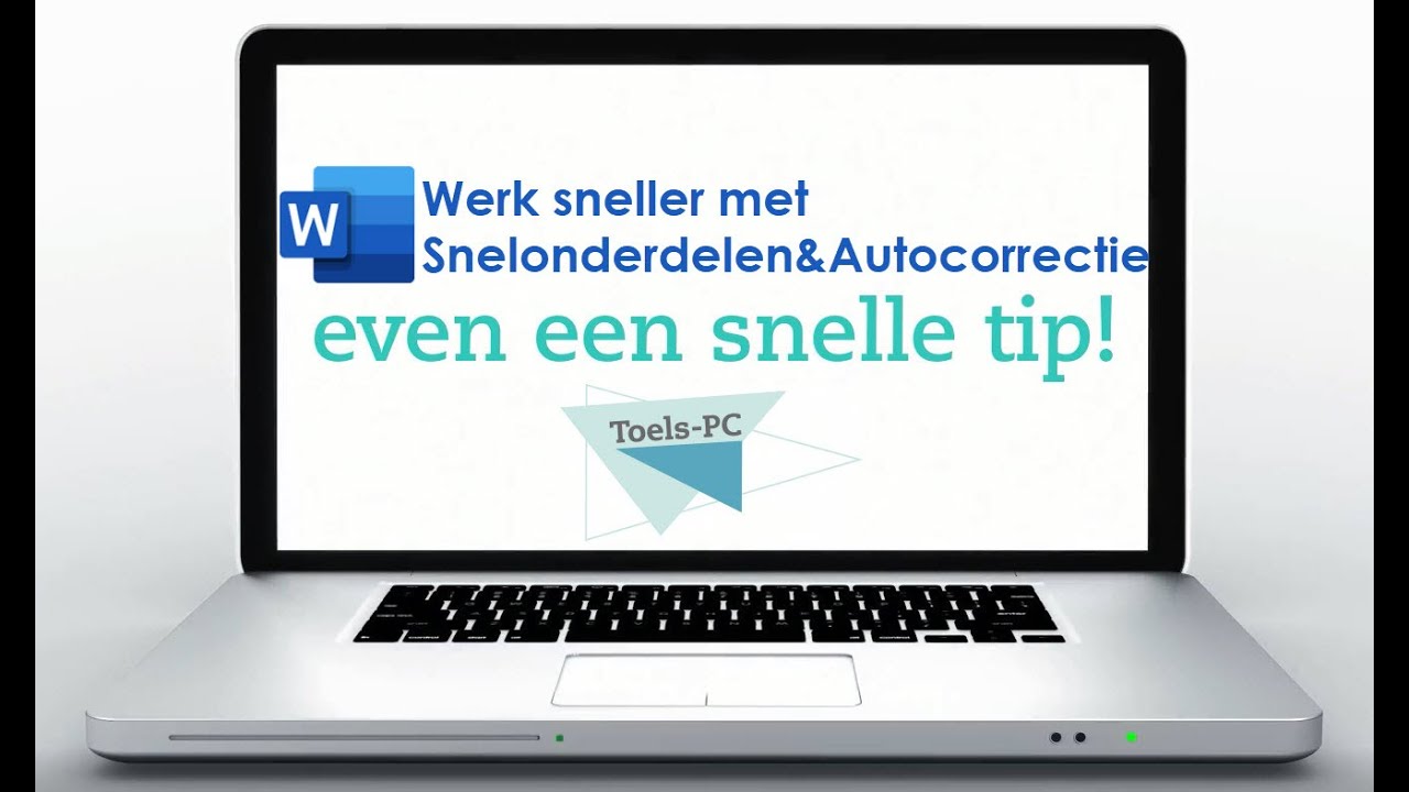 Snelle Korte Tip: Sneller werken met Snelonderdelen en AutoCorrectie ...