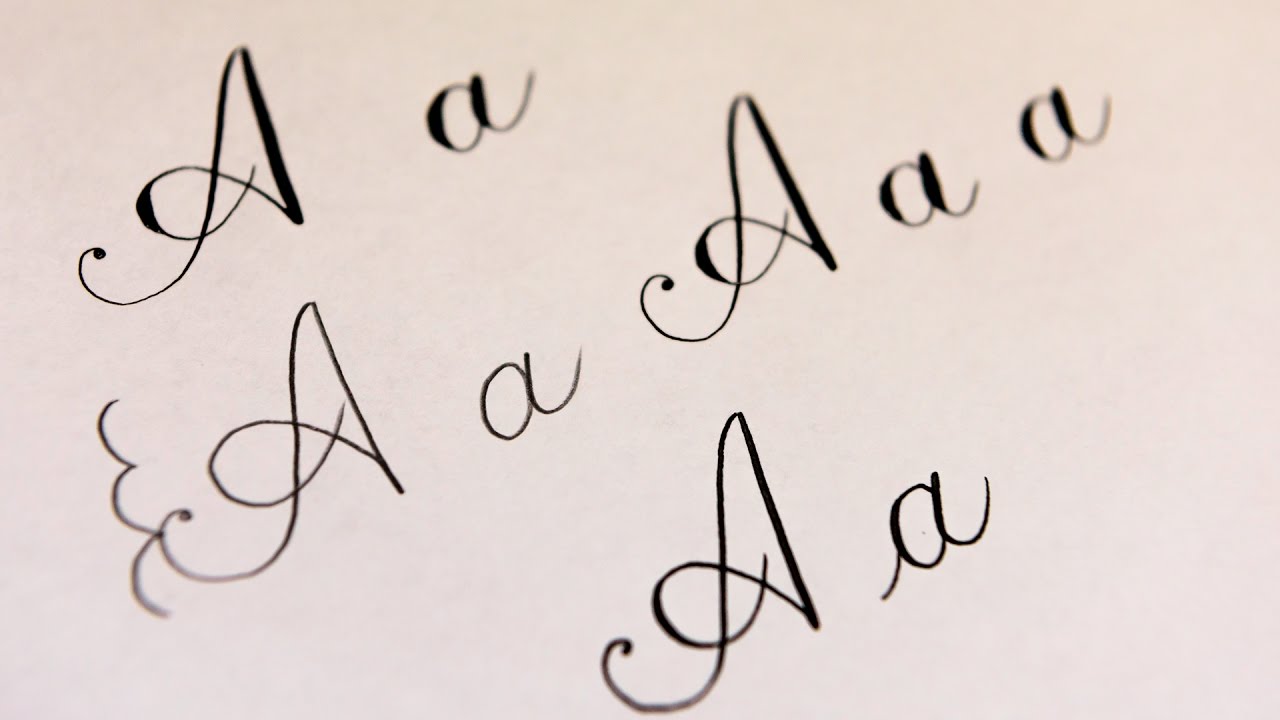 How to write Copperplate #3 - YouTube