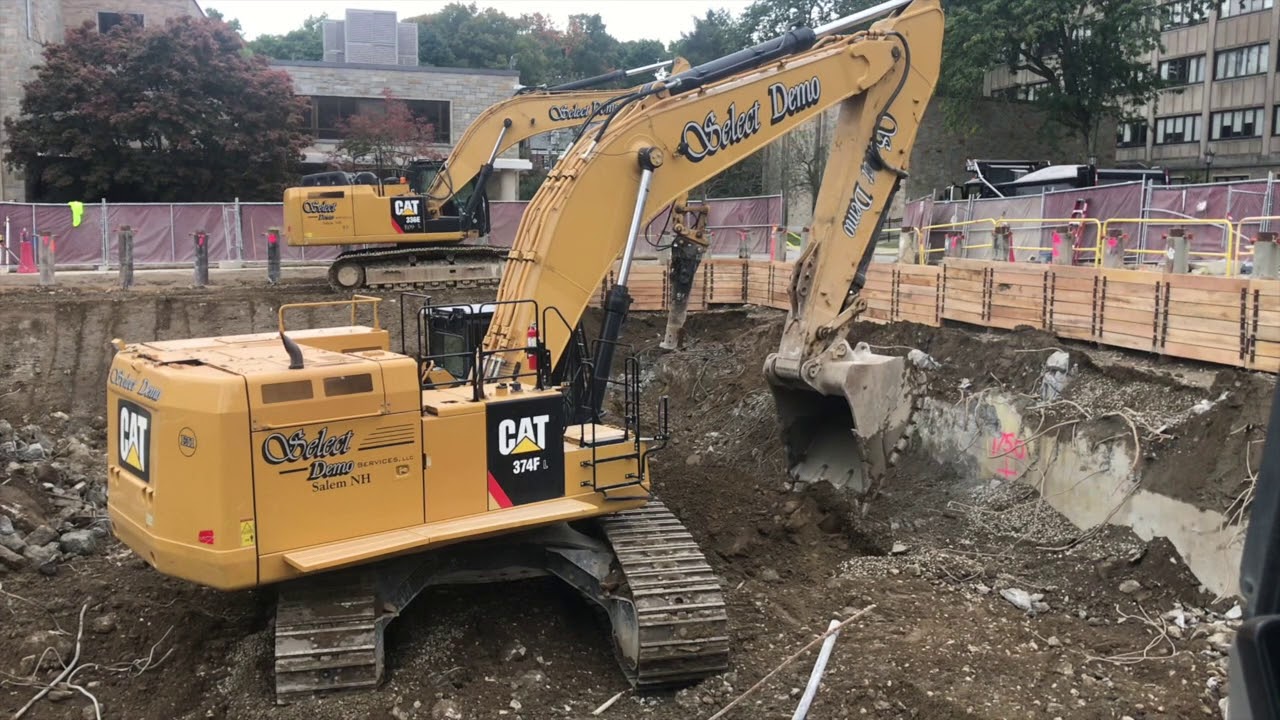Cat 374F L - YouTube