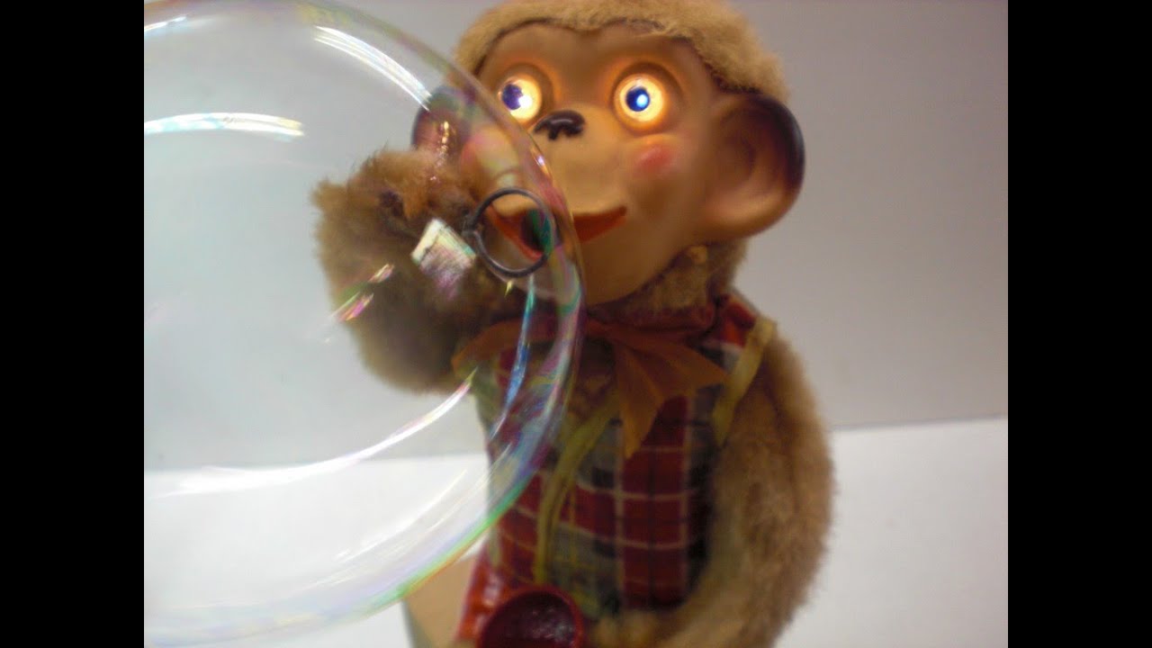 Bubble Blowing Monkey (n°1) Alps 1950 - YouTube