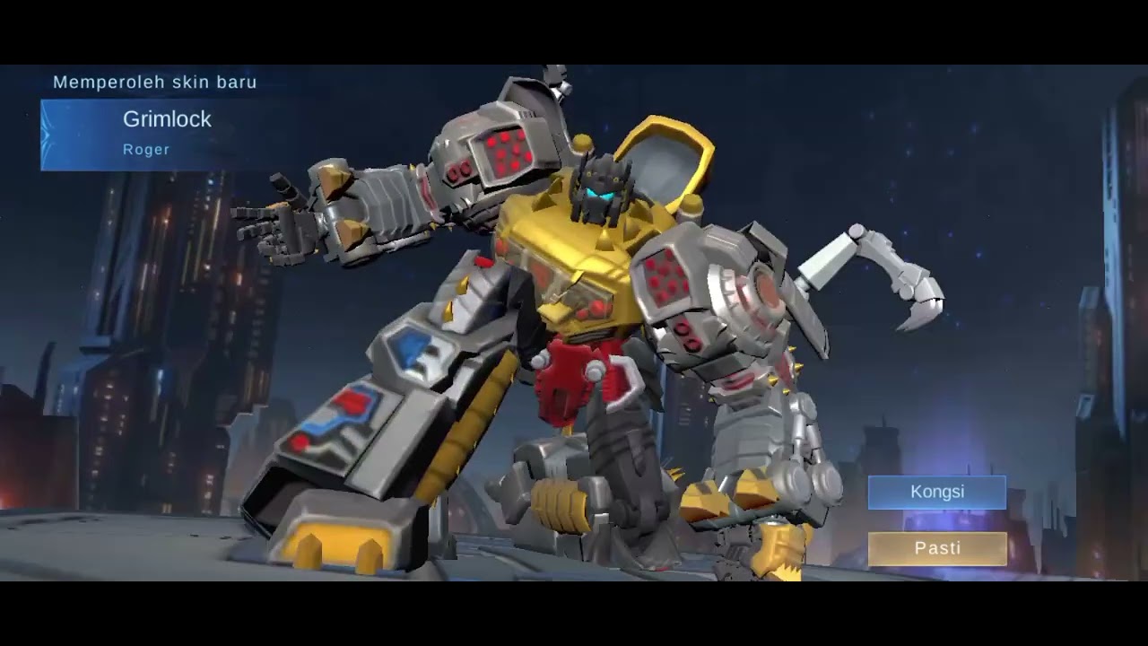 FREE SKIN ROGER TRANSFORMER#mobilelegends#trending#shorts - YouTube