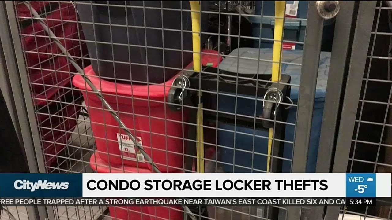 Condo residents complain of storage locker thefts - YouTube