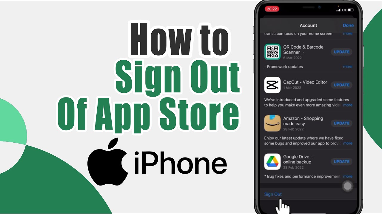 How To Sign Out Of App Store On Iphone - YouTube