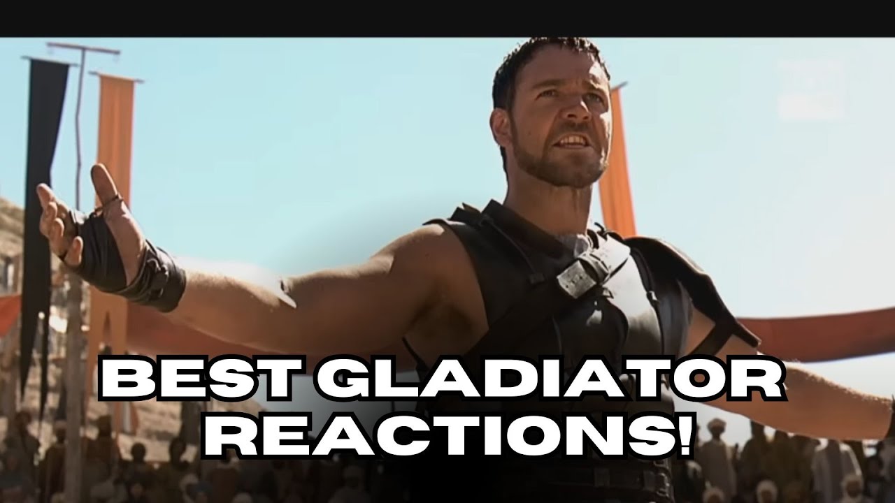 TOP "Are You Not Entertained?!" Reactions! *GLADIATOR (2000)* MOVIE ...