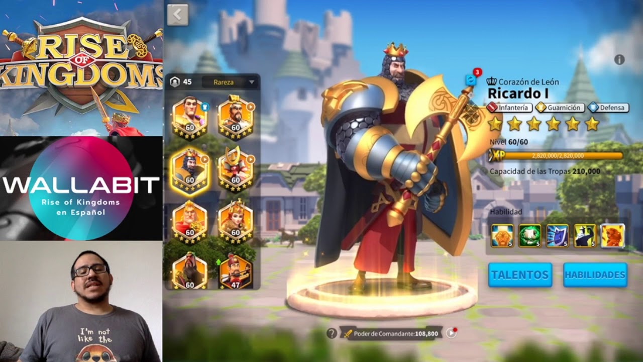 Ricardo I: Guia de Comandante - Rise of Kingdoms en Español - YouTube