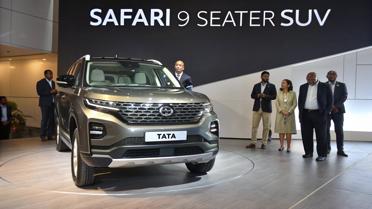 🚨 2025 Tata Safari 9-Seater SUV REVEALED! 😲 Bigger, Bolder & Unbelievable Features! - YouTube