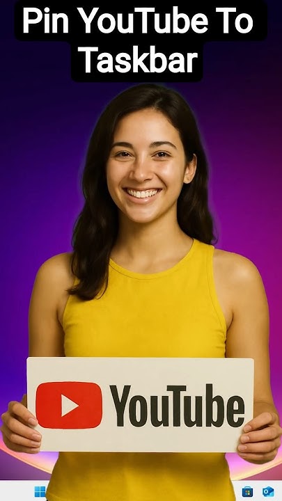 How to Add or Pin YouTube To Taskbar in Windows 11 PC or Laptop - YouTube