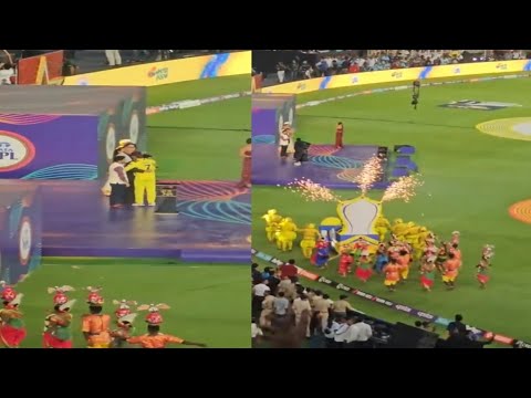 Dhoni Entry at ipl opening countdown Match - YouTube