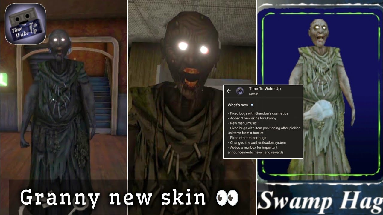 Granny 5 new skin jumpscares 👀 - YouTube