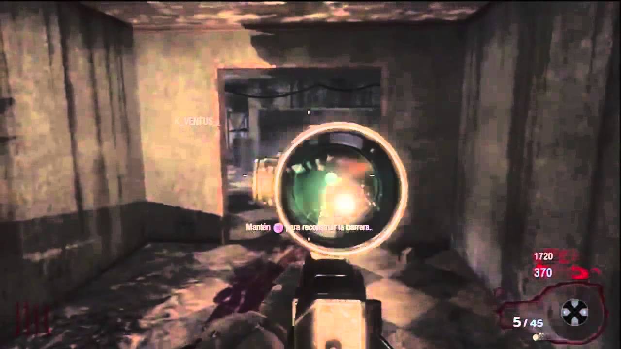 salir del mapa kino der toten!!!! call of duty black ops :) - YouTube