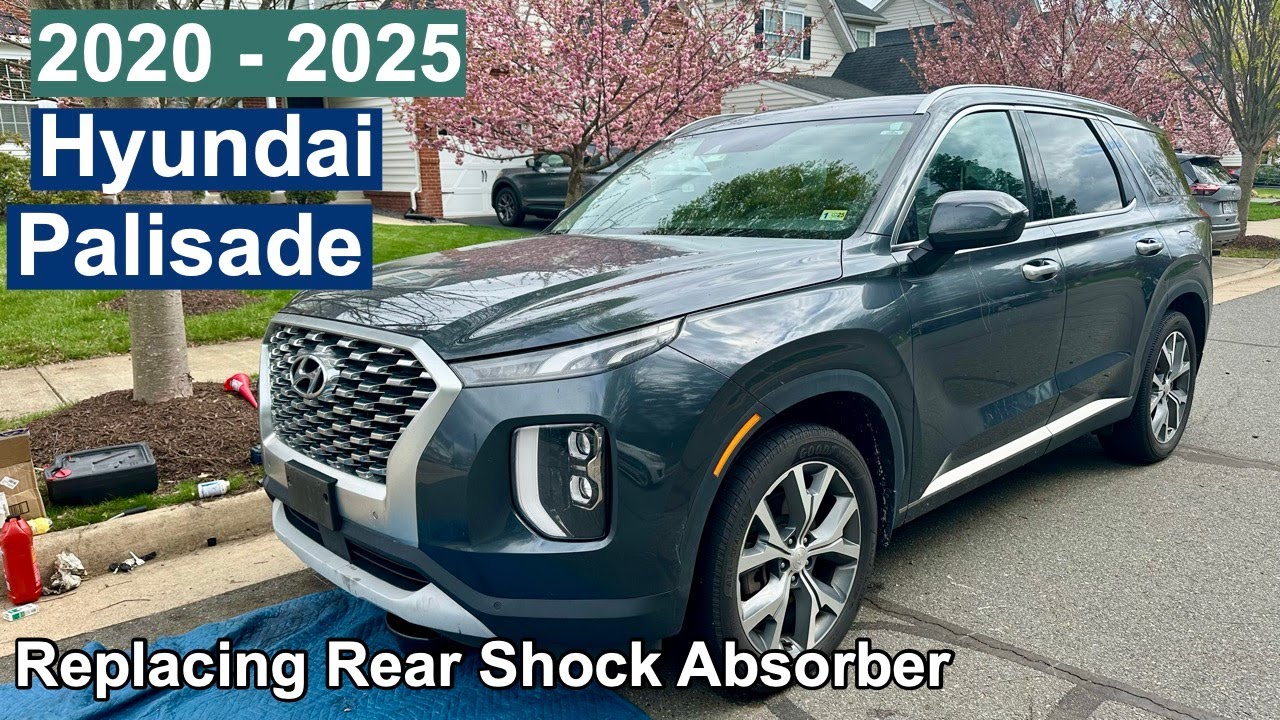 DIY 2020 2021 2022 2023 2024 2025 Hyundai Palisade Replacing Rear Shock ...