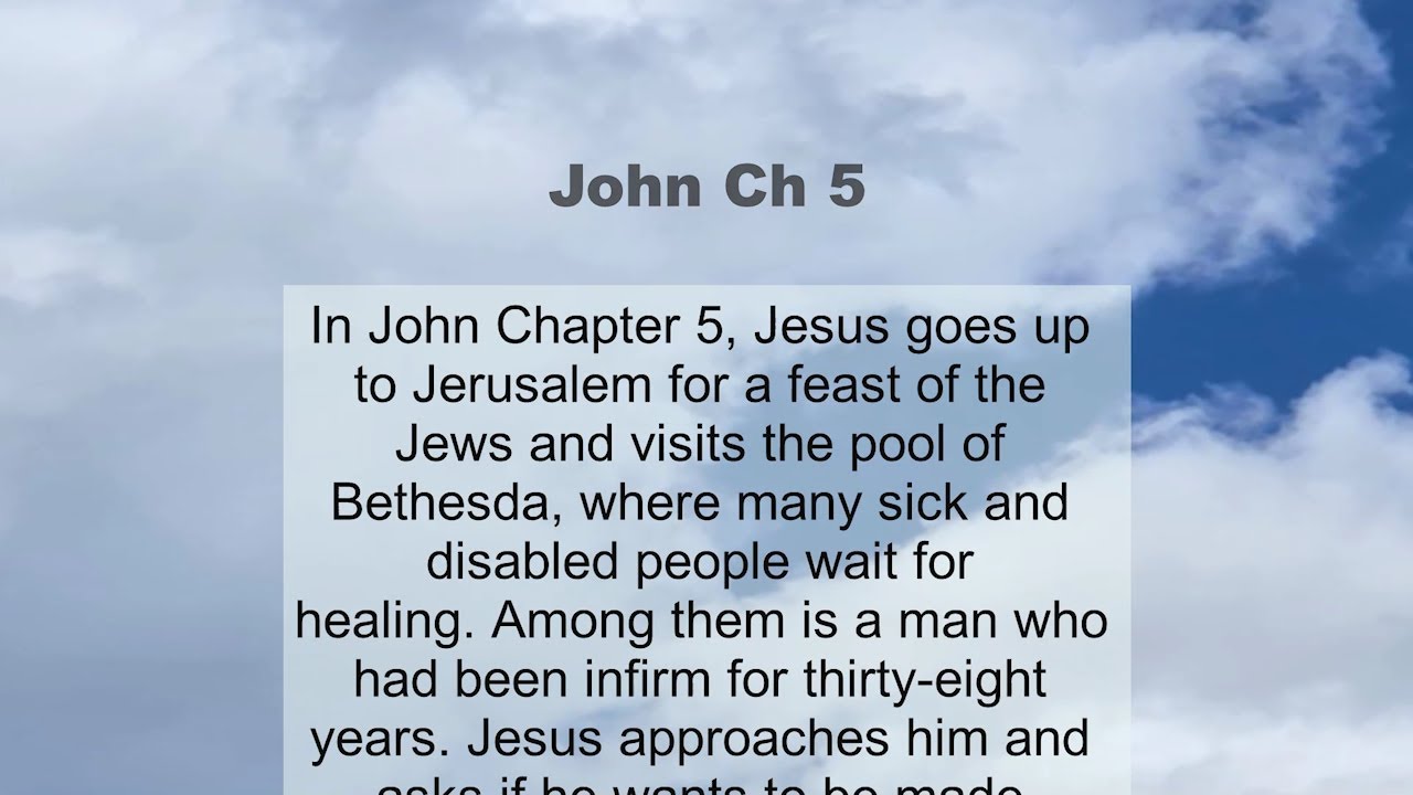 John Chapter 5 summary and read together - YouTube