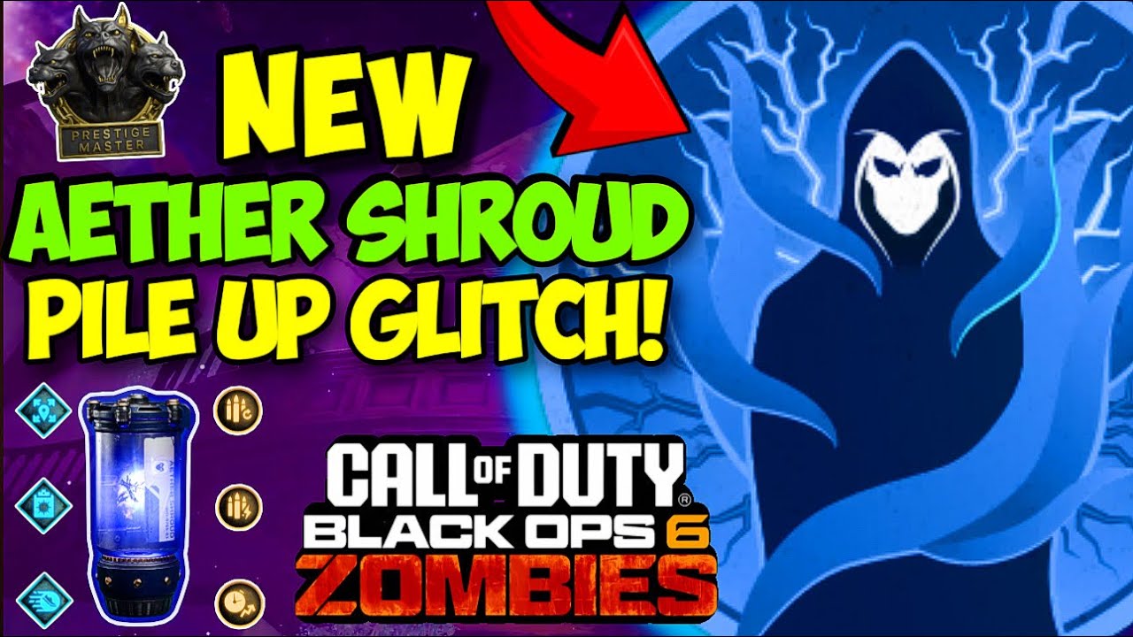 BO6 GLITCH: NEW AETHER SHROUD PILE UP GLITCH! (SOLO UNLIMITED XP GLITCH ...