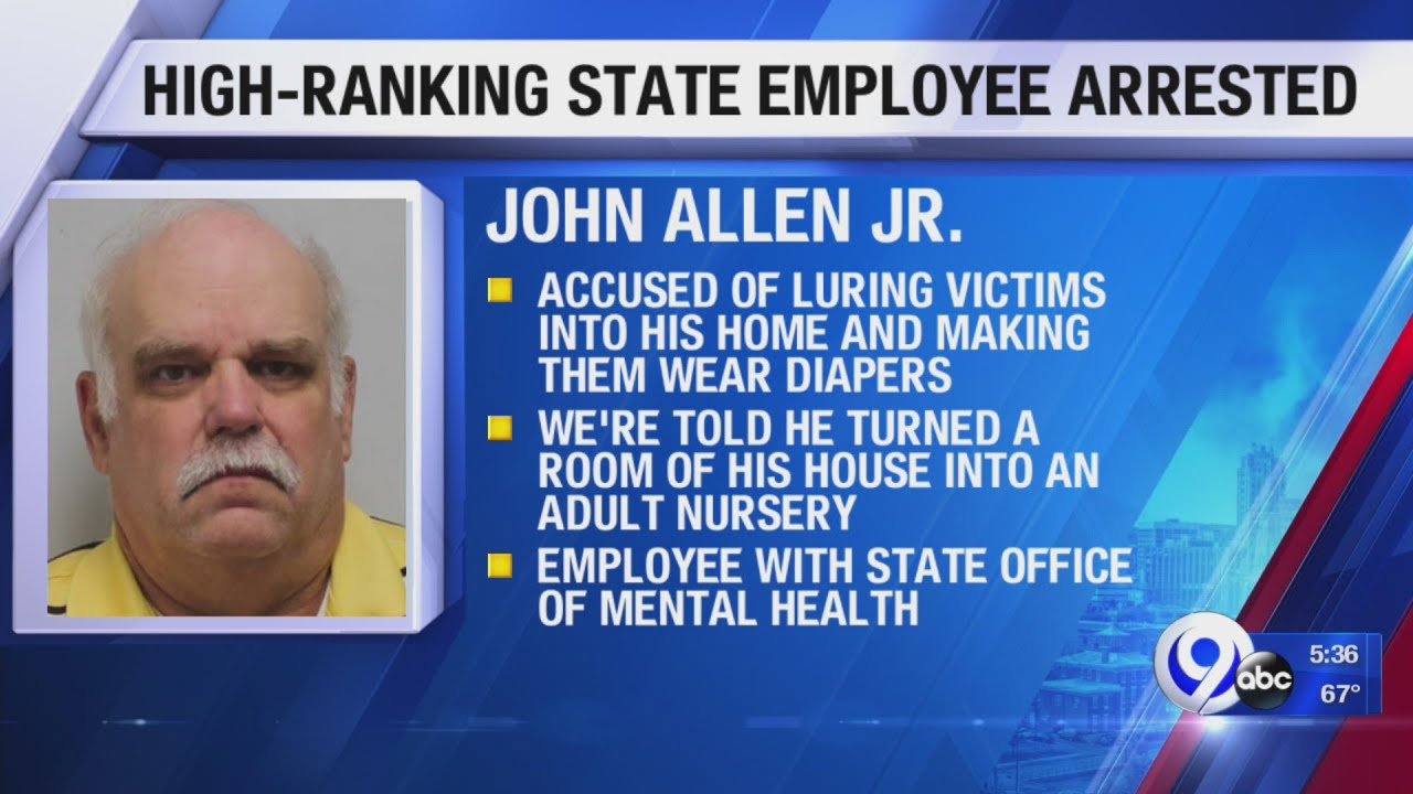 State employee arrested on child endangerment charges - YouTube