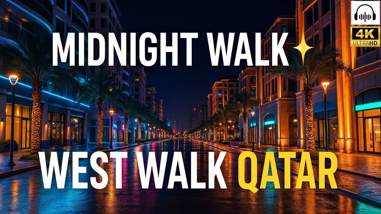 Qatar West Walk 2025 | Scenic 4K Walking Tour - YouTube